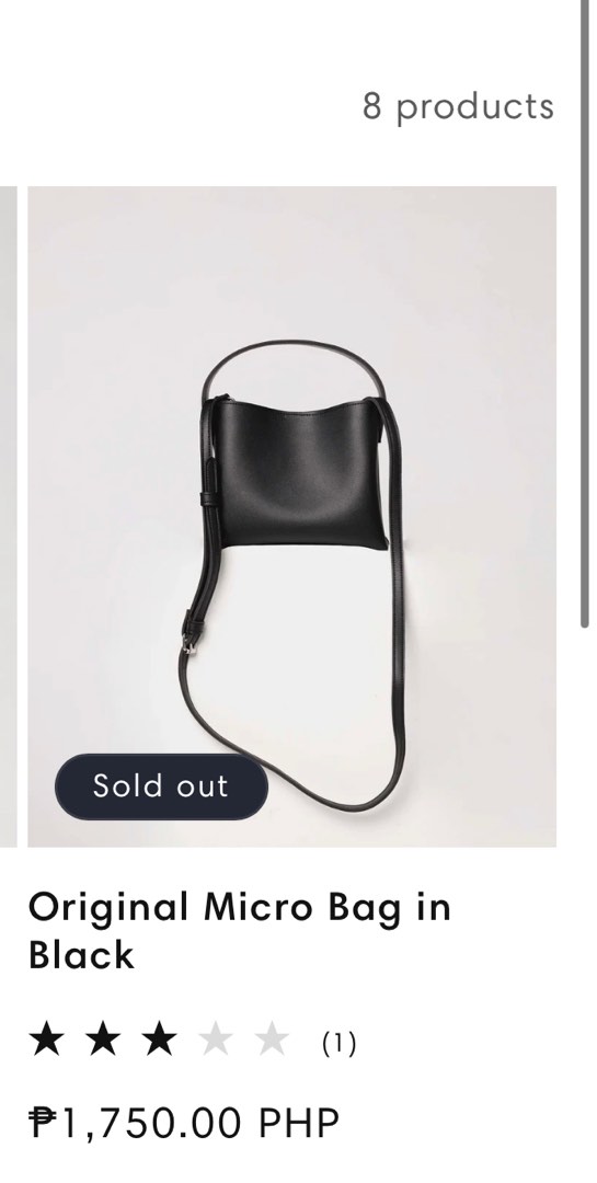 GVN BLACK MICRO BAG, Women's Fashion, Bags & Wallets, Cross-body Bags ...