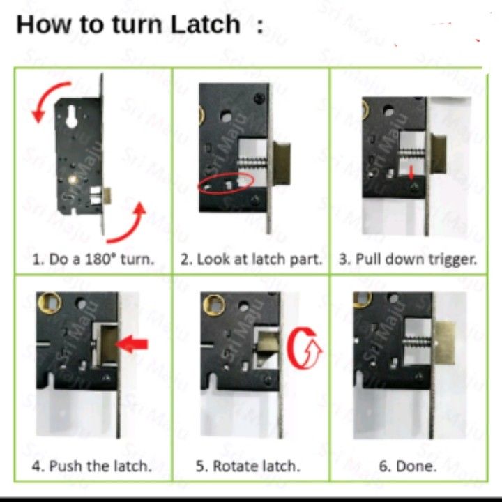 HDB Gate Lock 5 Keys, Furniture & Home Living, Security & Locks, Locks ...