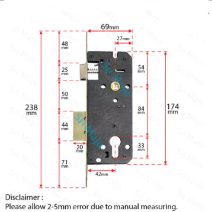 HDB Gate Lock, Furniture & Home Living, Security & Locks, Locks, Doors ...