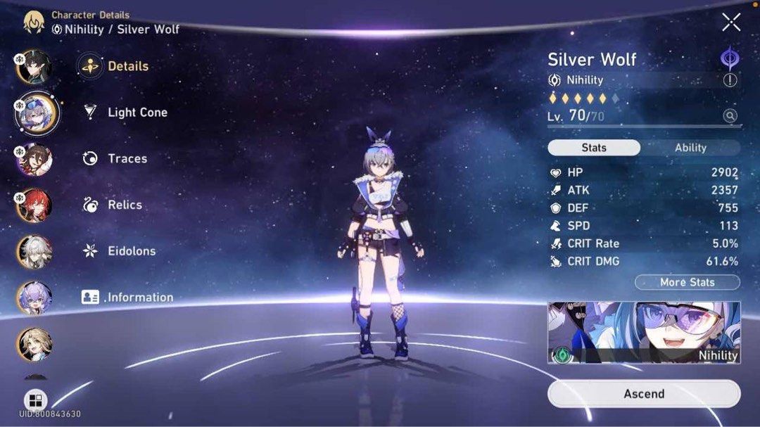 honkai star rail account / hsr acc, Video Gaming, Gaming Accessories, Game Gift Cards & Accounts ...