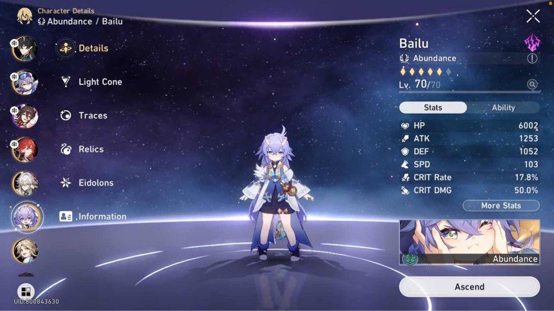 honkai star rail account / hsr acc, Video Gaming, Gaming Accessories, Game Gift Cards & Accounts ...