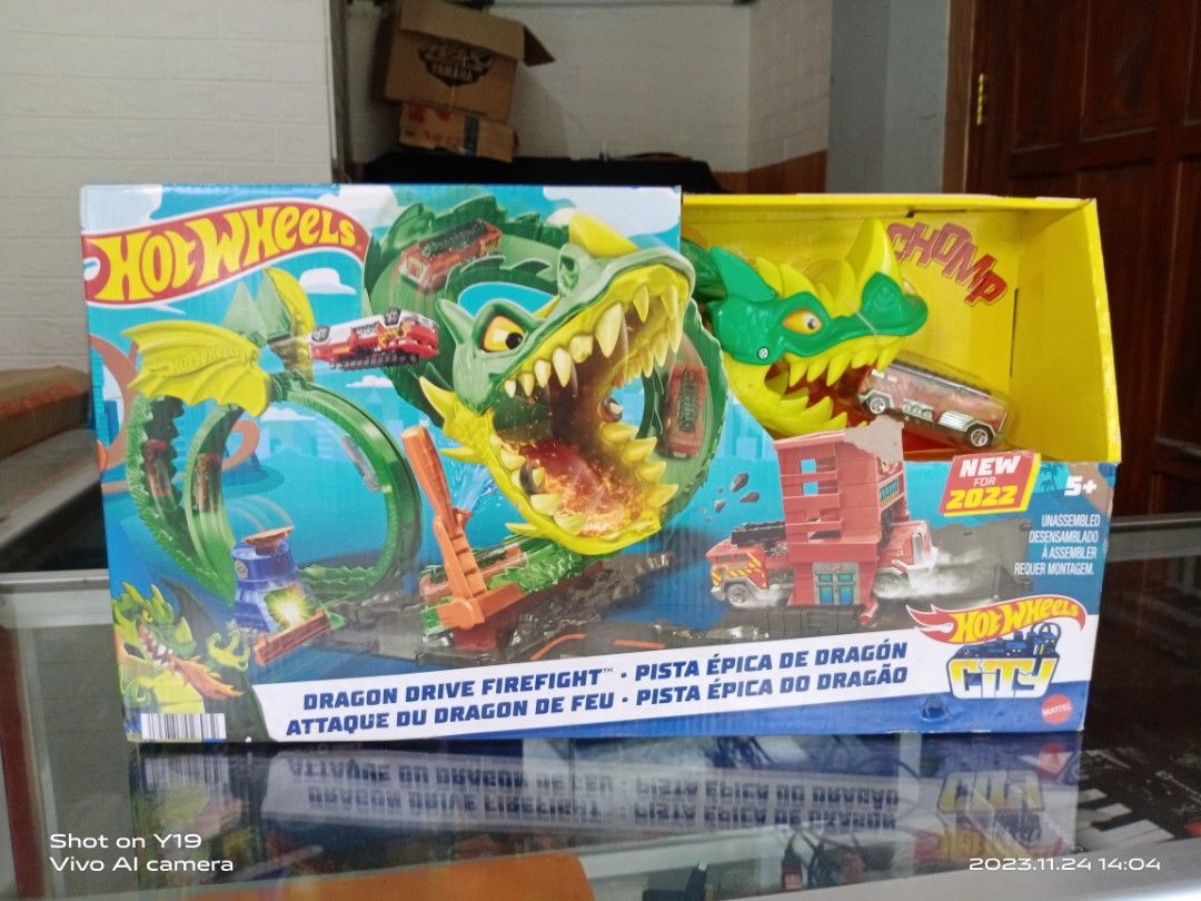 HOT WHEEL CITY DRAGON CHOMP NEW FOR 2022 NAGA HOT WHEL MAINAN TRACK ...