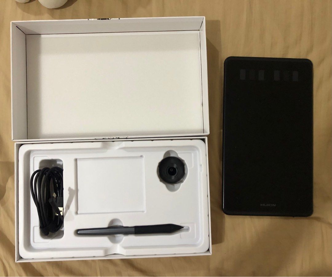Huion H640p Drawing Tablet COMPLETE w/ BOX, Mobile Phones & Gadgets ...