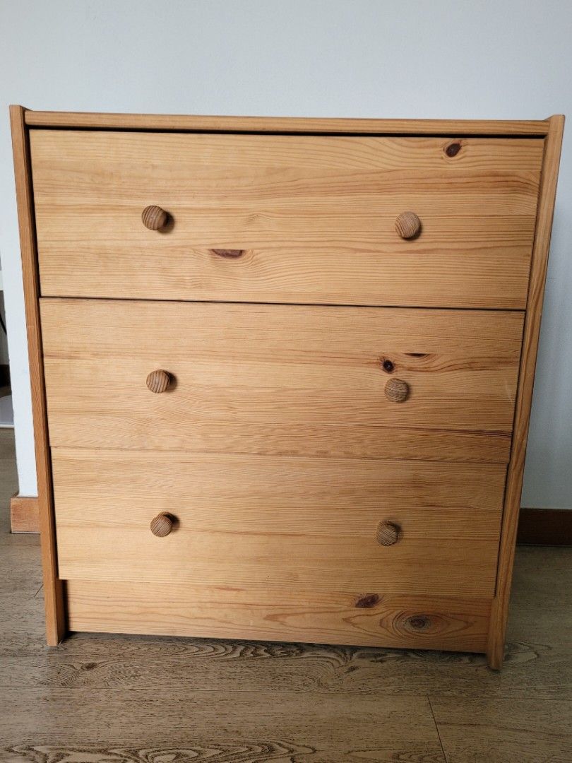 IKEA chest of 3 Drawers (RAST), Furniture & Home Living, Furniture ...
