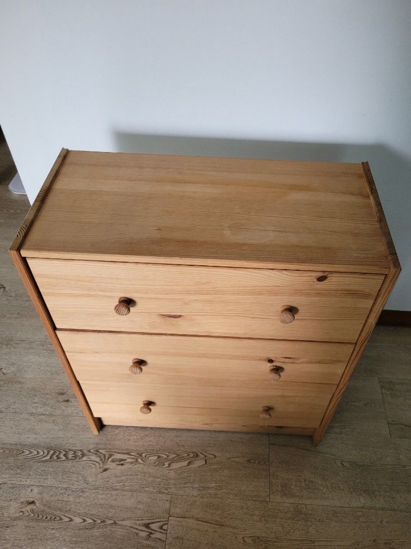 IKEA chest of 3 Drawers (RAST), Furniture & Home Living, Furniture ...