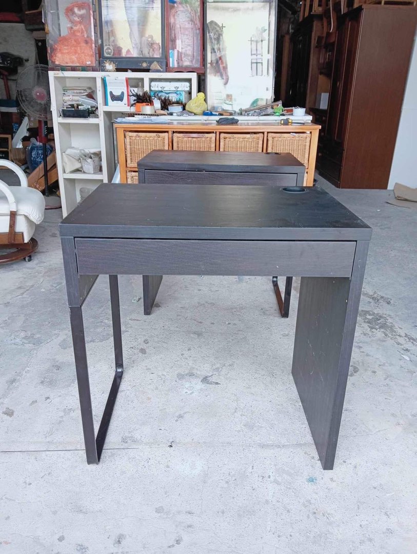 IKEA micke Study Table with Drawer, Furniture & Home Living, Furniture ...