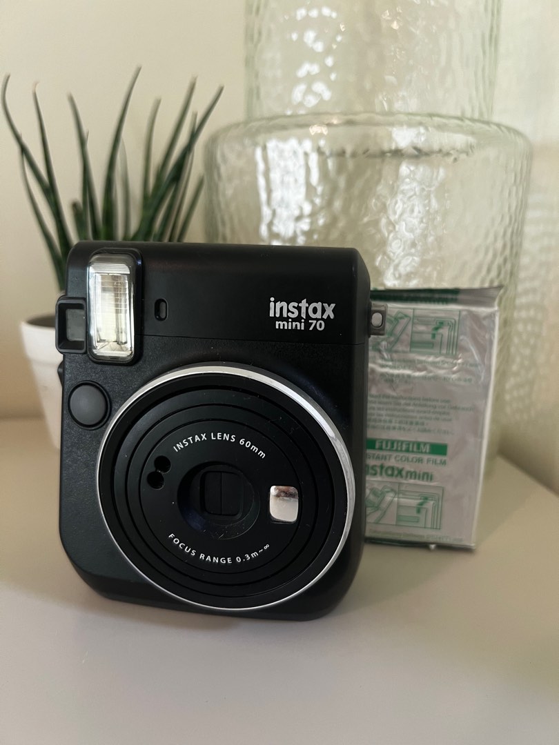 Instax mini 70 black, Photography, Cameras on Carousell