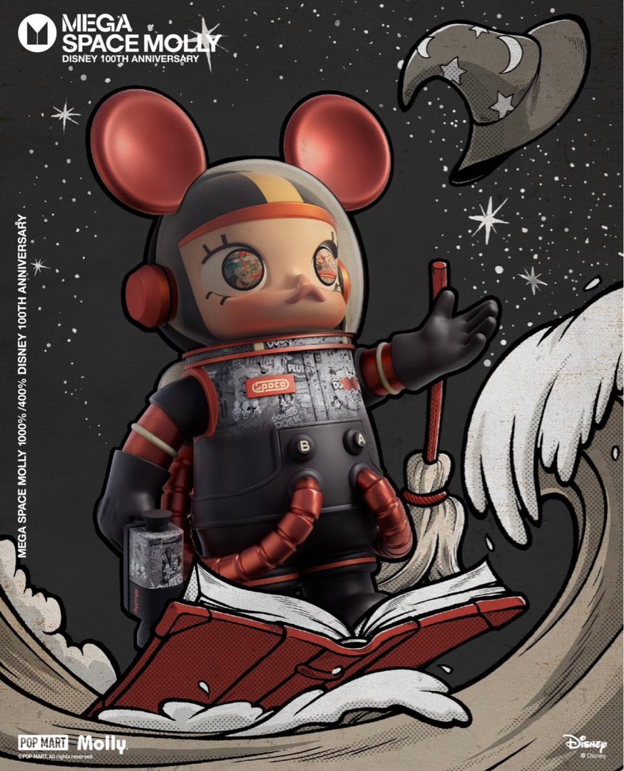 Last 2 Instocks! Authentic Popmart Disney mega Space Mickey Minnie ...