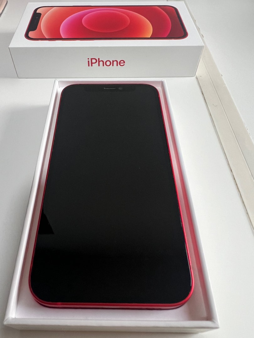 iPhone 12 Mini Red 256GB, Mobile Phones & Gadgets, Mobile Phones ...