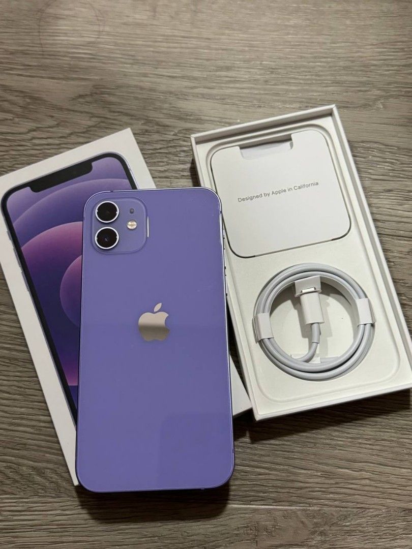 iPhone 12 Purple 256GB, Mobile Phones & Gadgets, Mobile Phones, iPhone ...