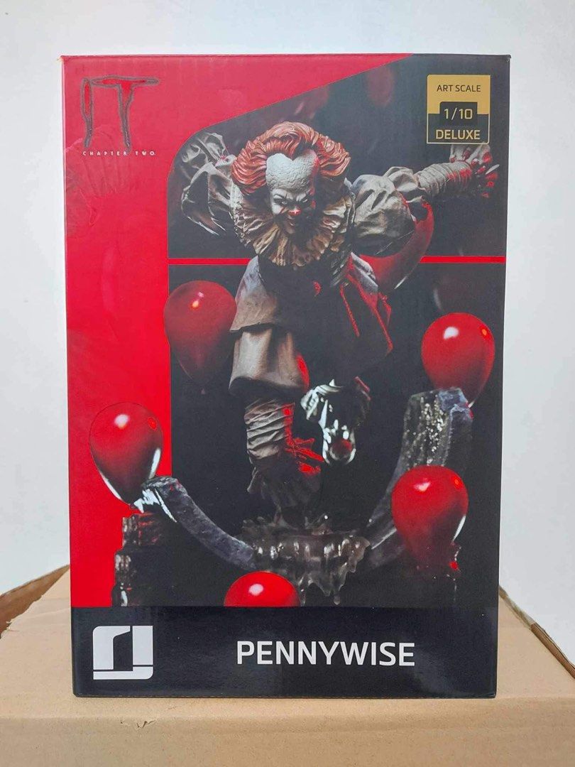Iron studios pennywise chapter 2 (deluxe), Hobbies & Toys, Toys & Games ...