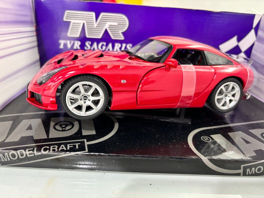 Jadi TVR Sagaris - Formula Red (1:18 scale), Hobbies & Toys, Toys ...