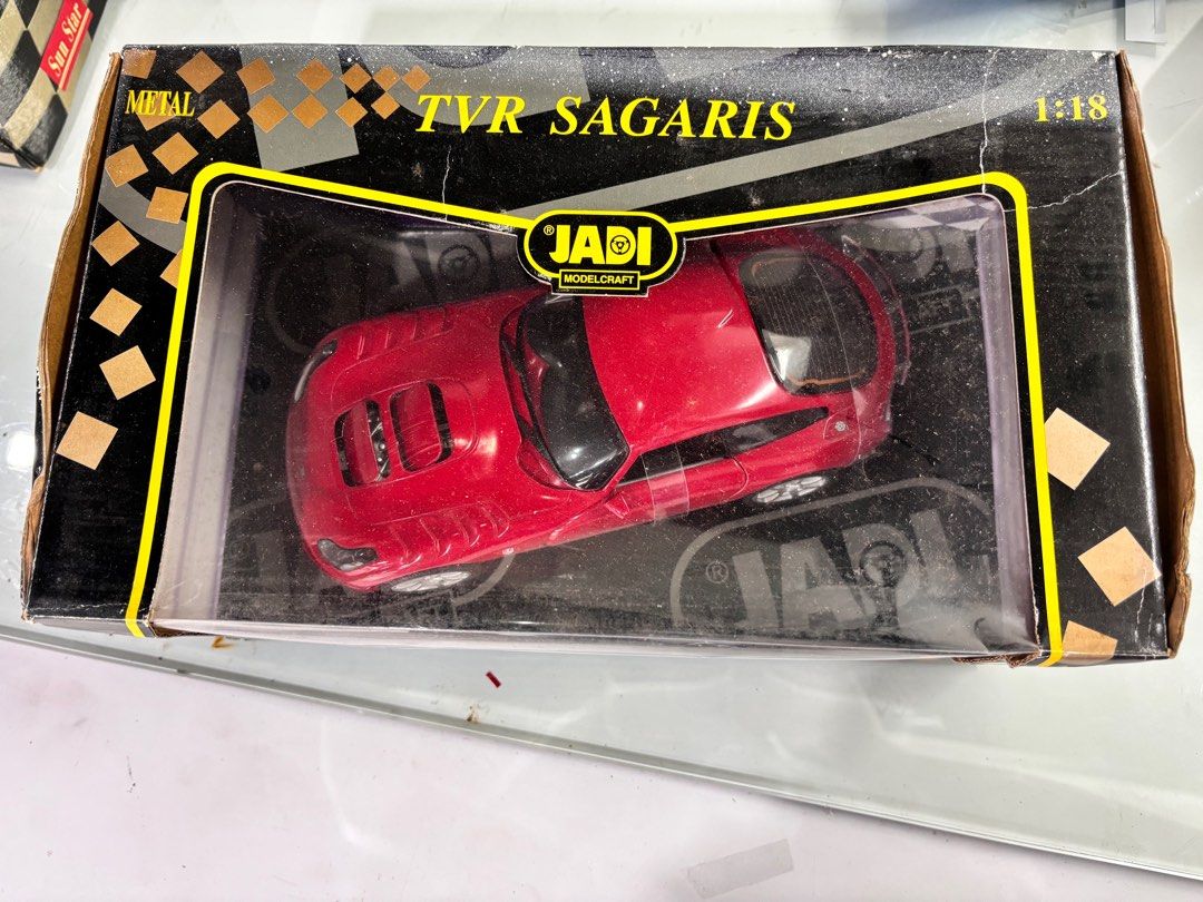 Jadi TVR Sagaris - Formula Red (1:18 scale), Hobbies & Toys, Toys ...