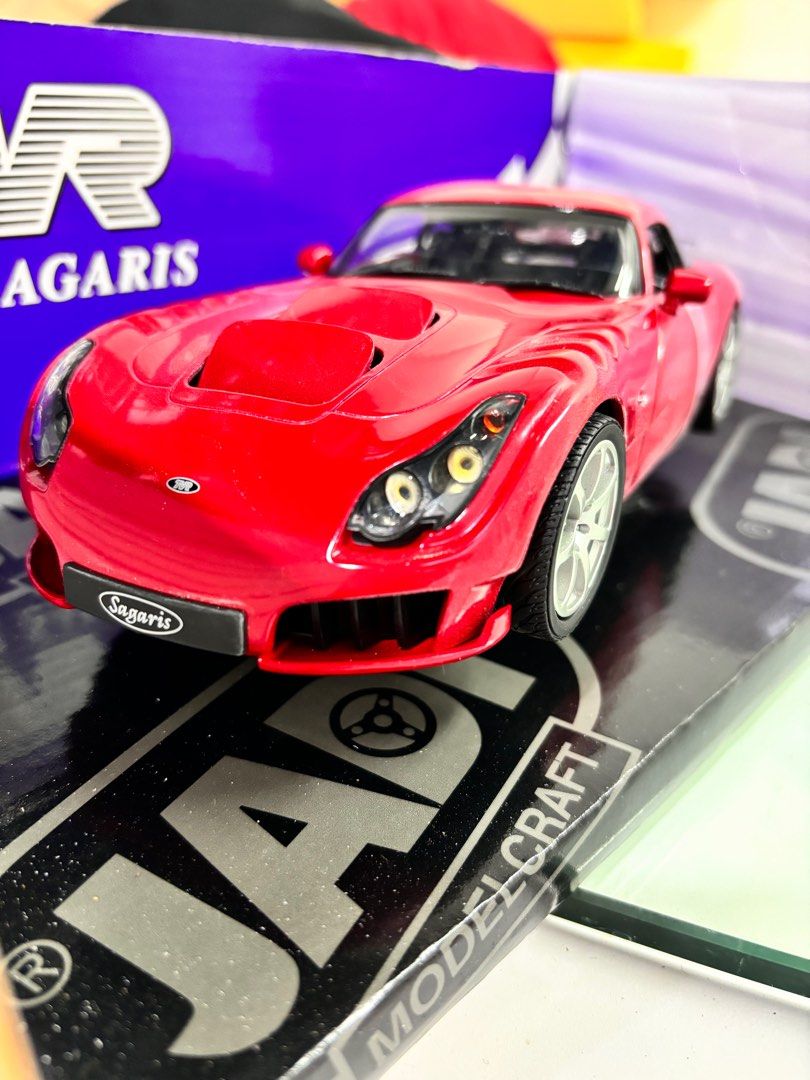Jadi TVR Sagaris - Formula Red (1:18 scale), Hobbies & Toys, Toys ...