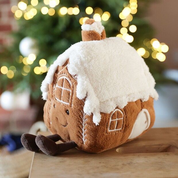 Jellycat Amuseable Gingerbread House, Hobbies & Toys, Toys & Games on ...