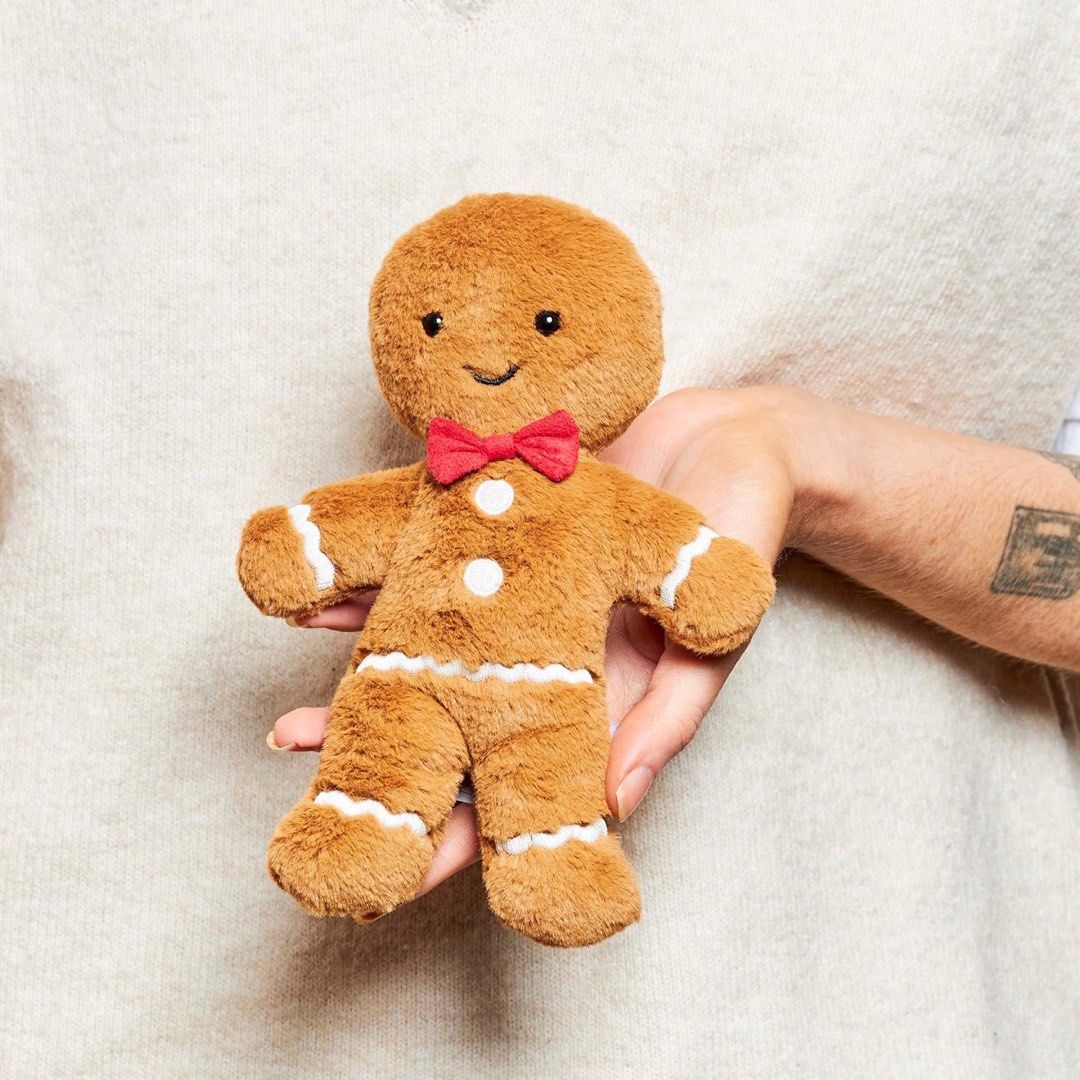 Jellycat Original Jolly Gingerbread Fred, Hobbies & Toys, Toys & Games ...