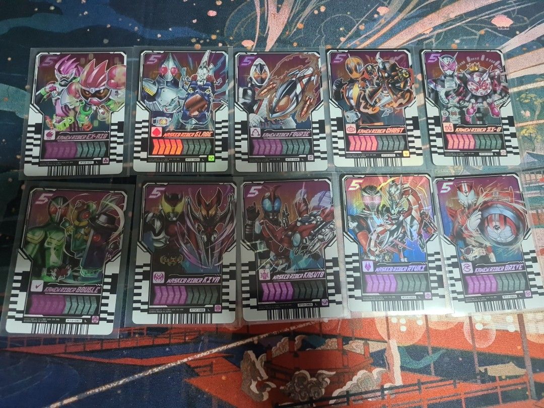 Kamen Rider Gotchard - Legend Rider Card Set of 10 (Phase 02), Hobbies ...