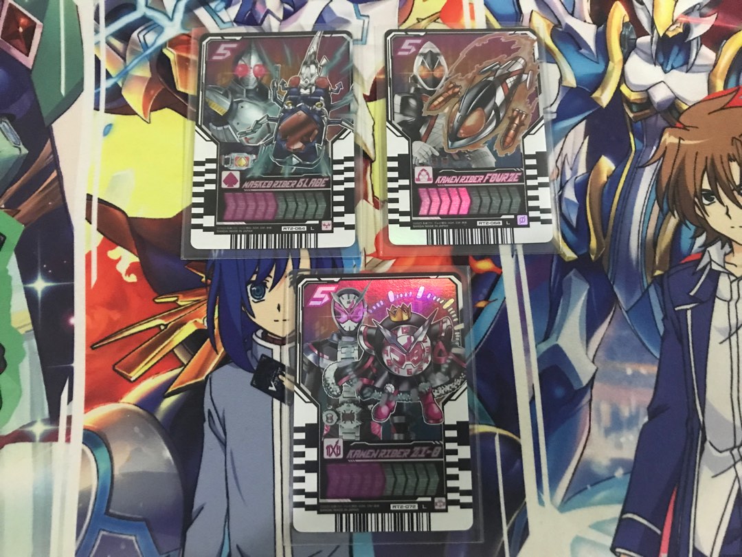 Kamen Rider Gotchard Kamen Rider Blade, Fourze, Zi-O Ride Chemy Card ...