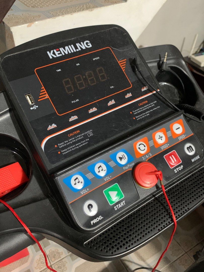 Kemling M10 Treadmill Multi Function Ultra Quiet Motorized 2hp with LED ...