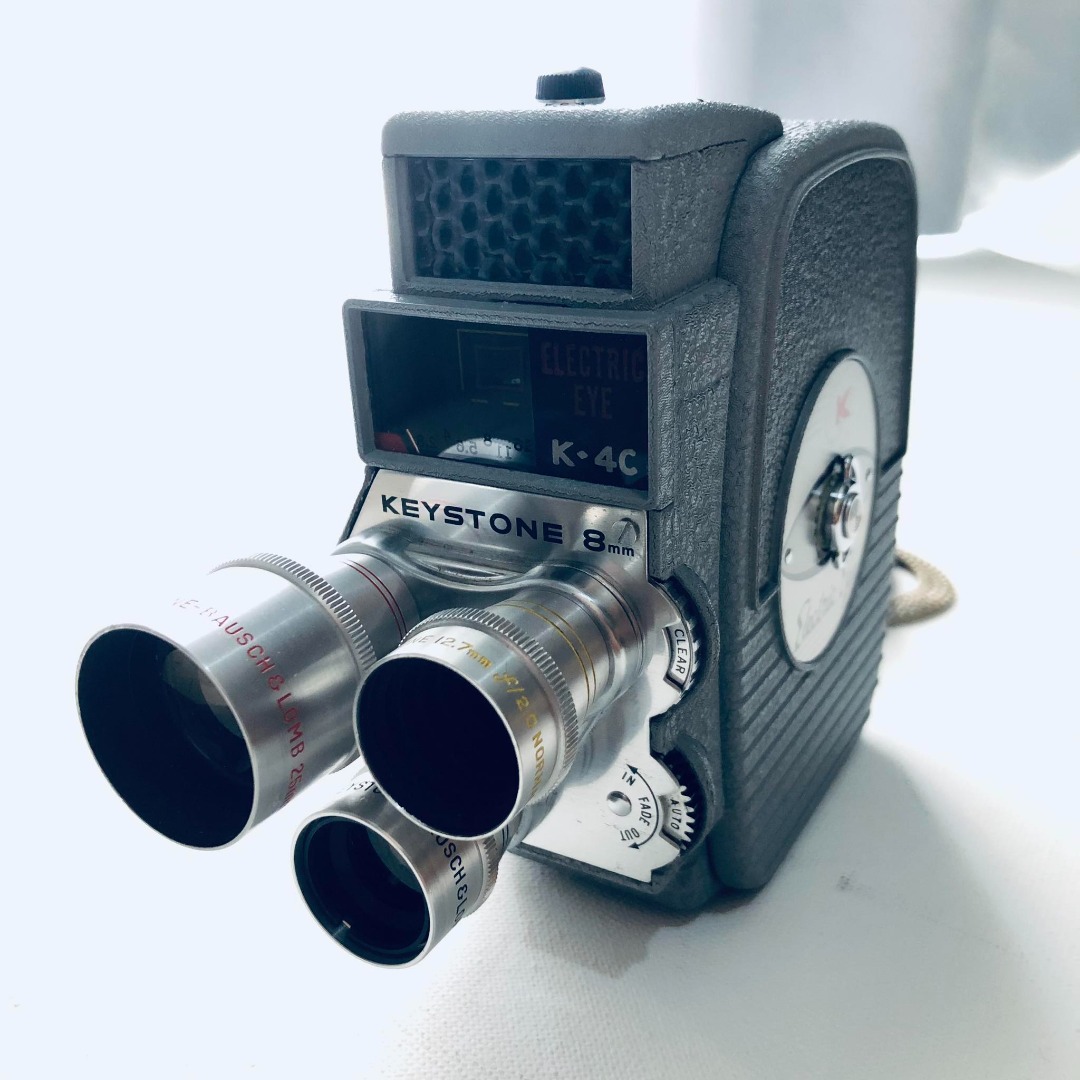 Keystone 8mm 3-Lens Turret Camera (MINT)), Photography, Cameras on ...