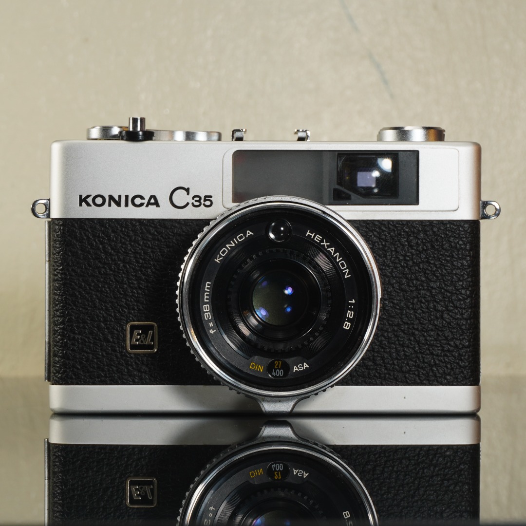 Konica C35 E & L - Serial No. 126901, Photography, Cameras on Carousell