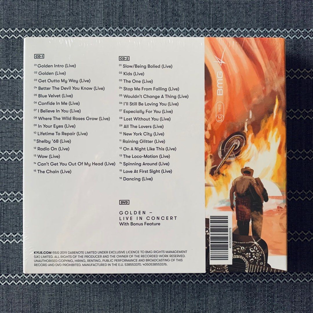 Kylie Minogue - Golden Live In Concert [Imported Edition] 2 CD + DVD ...