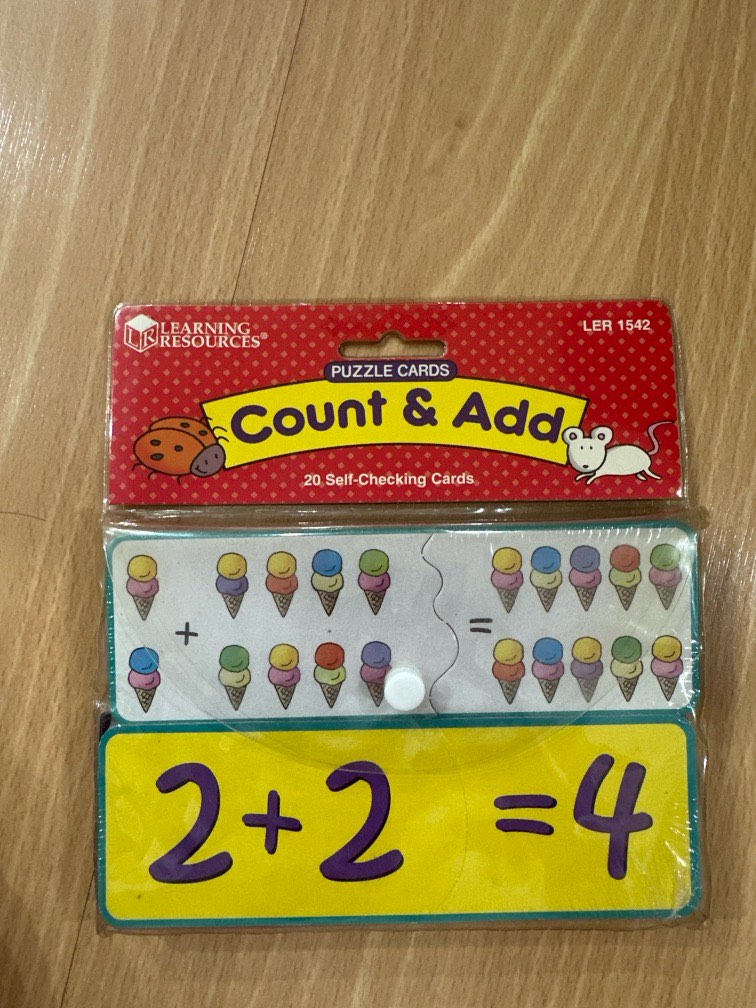 Learning Resources-Count & Add Puzzle Card, Hobbies & Toys, Books ...