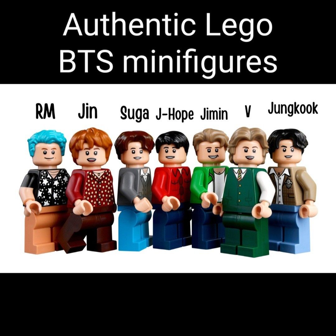 LEGO BTS Minifigures (LEGO Ideas 21339 - BTS Dynamite), RM Jin Suga ...