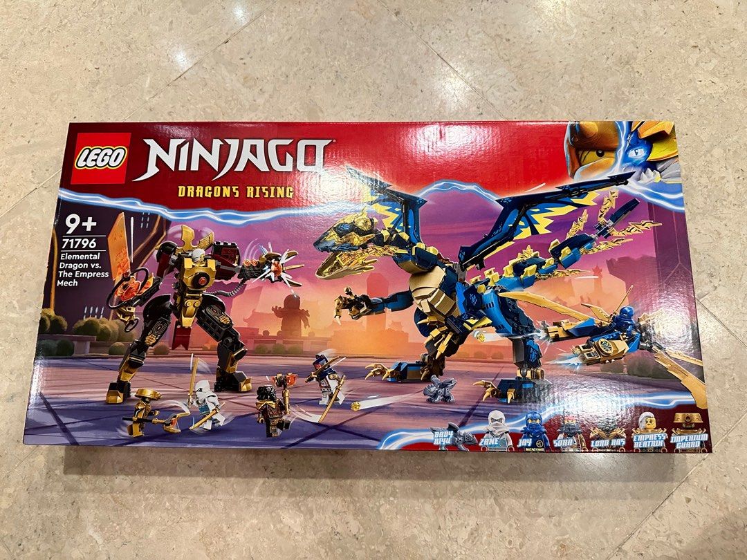 Lego Ninjago 71796 Elemental Dragon vs The Empress Mech, Hobbies & Toys ...