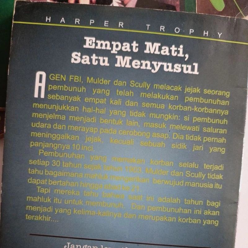 les martin - the X files novel untuk serial televisi, Buku & Alat Tulis ...