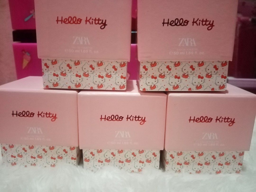 LIMITED EDITION ZARA HELLO KITTY PERFUME, Beauty & Personal Care ...