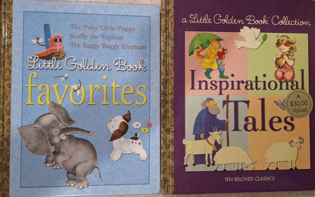Little Golden Book Collection Inspirational Tales & Favourite, Hobbies ...