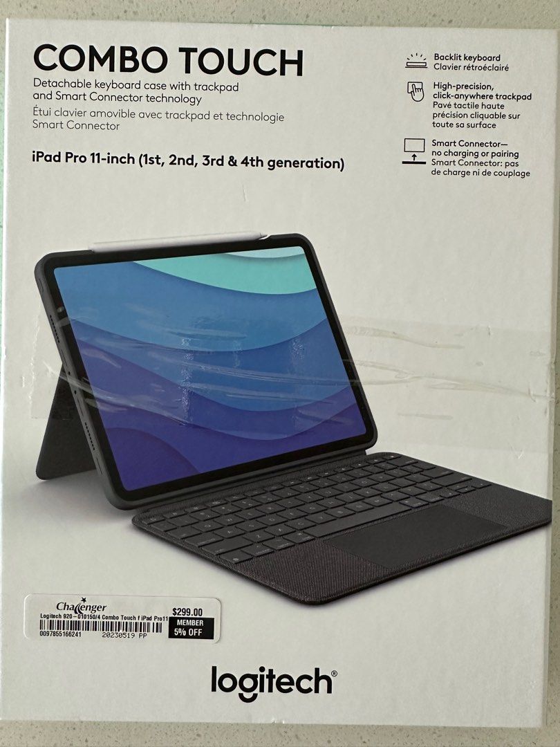 Logitech combo touch keyboard case cum keyboard cum mouse, Computers ...