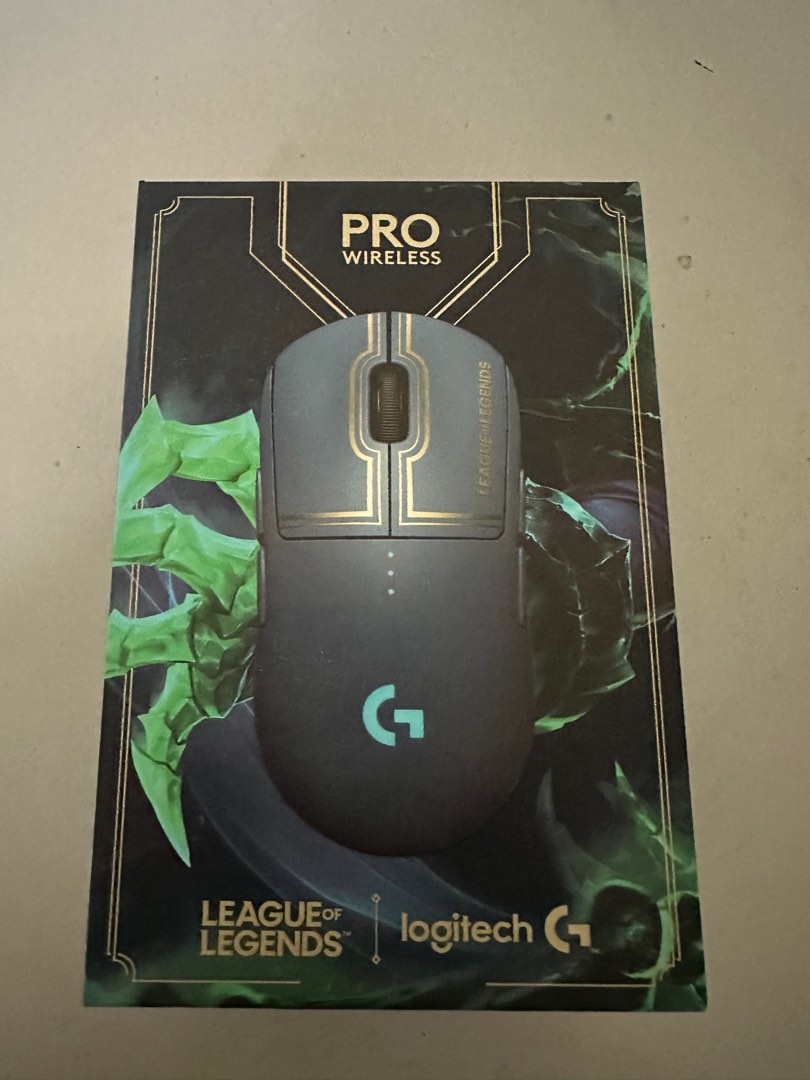 Logitech League of legends gaming mouse, 電腦及科技產品, 電腦周邊產品, 電腦滑鼠及相關產品在旋轉拍賣