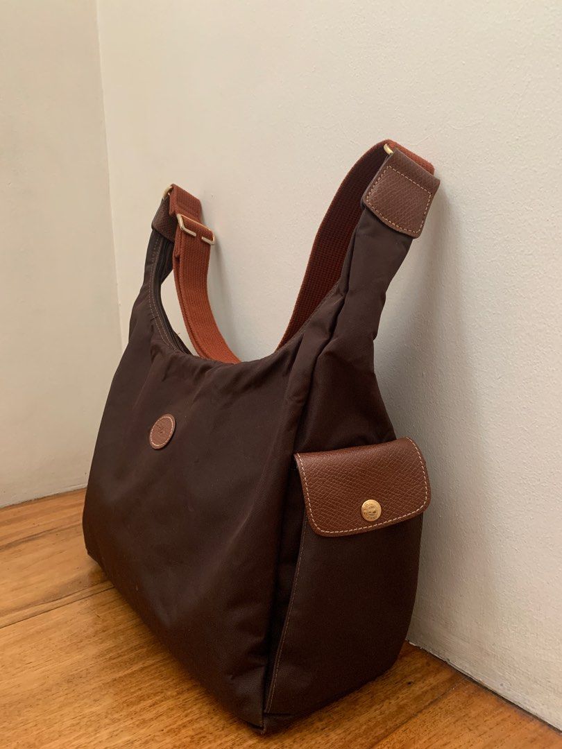 Longchamp Le Pliage Hobo Crossbody, Women's Fashion, Bags & Wallets ...