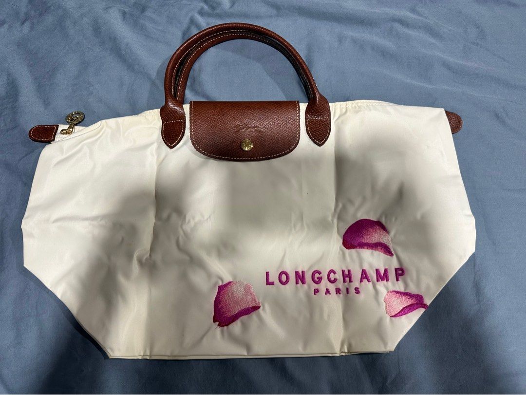 Longchamp limited Edition orchid short handle bag, Women's Fashion ...