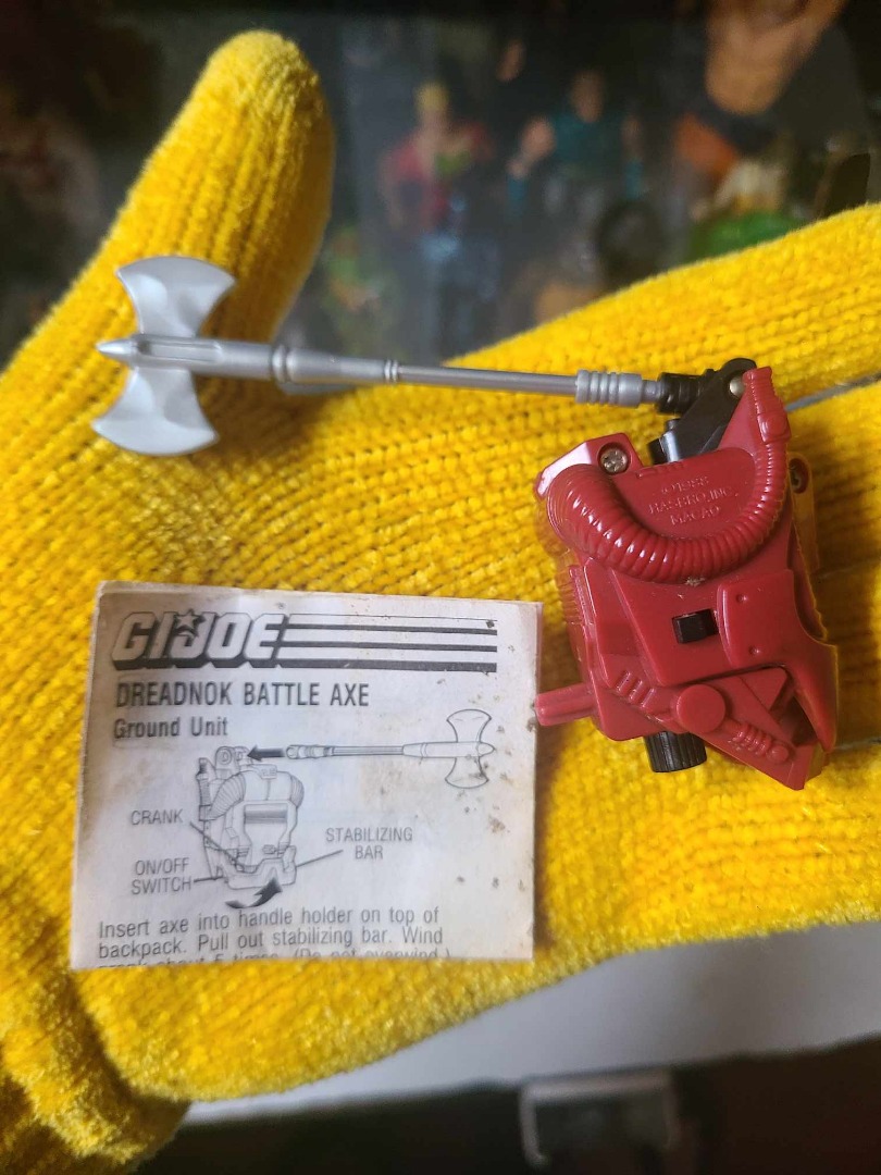 Loose 1988 G.I. JOE DREADNOK BATTLE AXE COBRA ACTION PACK, Hobbies ...