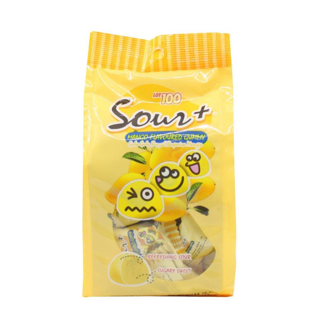 Lot 100 sour+ soft gummy sweets candy soft gummies fruity gummy sour fruit flavoured gummy candy ...