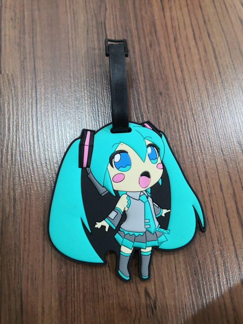 Luggage tags hatsune miku, Hobbies & Toys, Travel, Travel Essentials ...