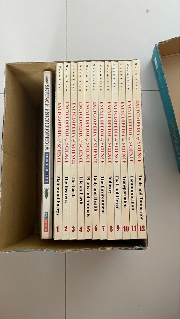 Macmillan Science Encyclopedia (full set), Hobbies & Toys, Books ...