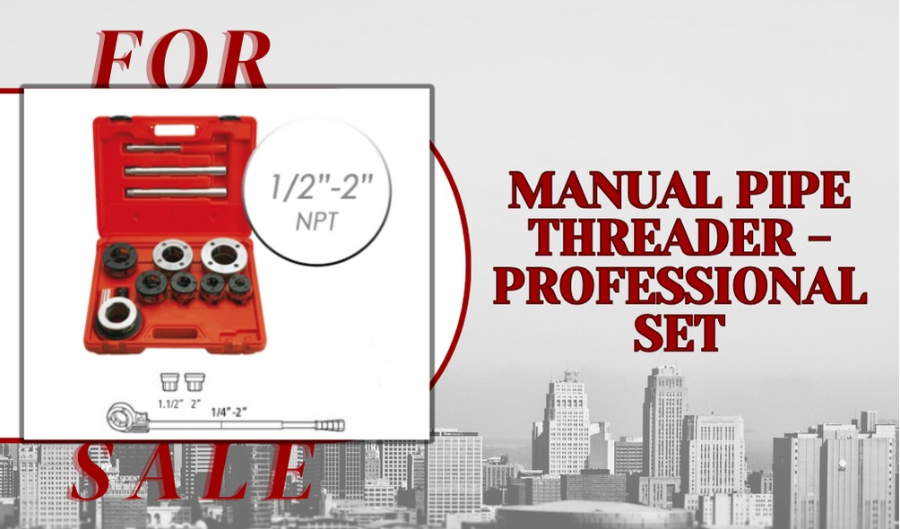 MANUAL PIPE THREADER - PROFESSIONAL SET, Commercial & Industrial ...