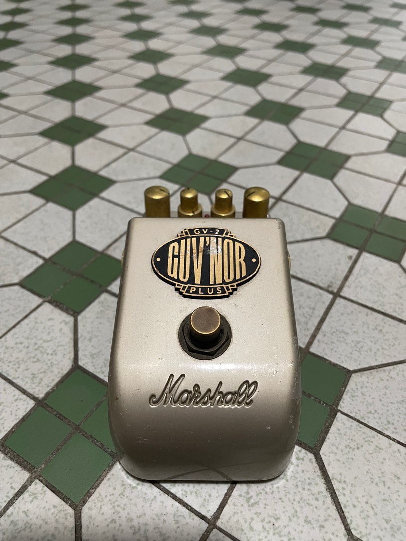 Marshall guvnor gv-2 distortion pedal, Hobbies & Toys, Music & Media, Music Accessories on Carousell