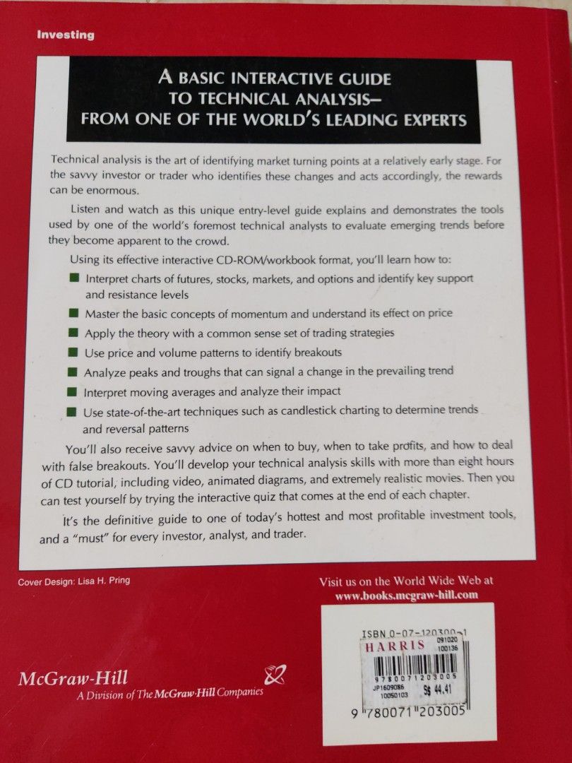Martin Pring's Introduction to Technical Analysis, Hobbies & Toys ...