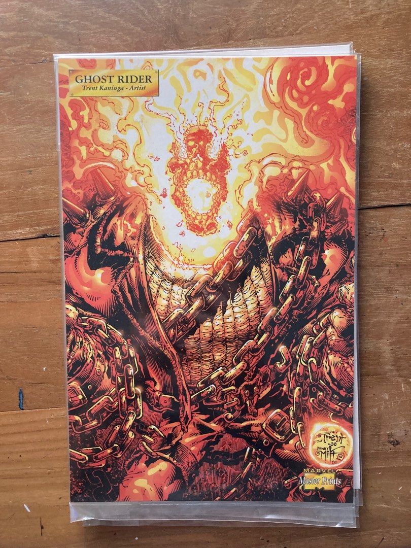 Marvel master prints ( wolverine , ghost rider , nick fury , marvel ...