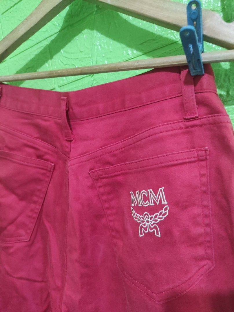 MCM pants, Men's Fashion, Bottoms, Trousers on Carousell