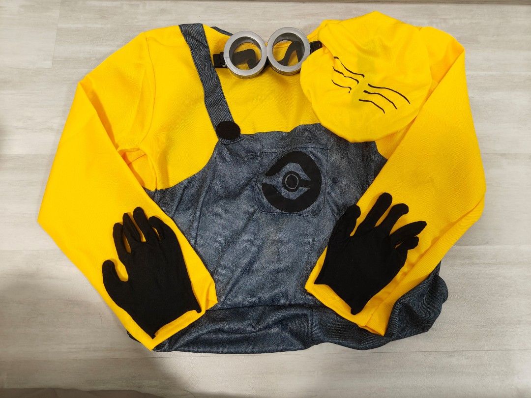 Minion Jumpsuit Costume for adult, Men's Fashion, Coats, Jackets and ...