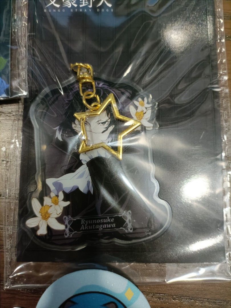 misc official anime merch (bungo stray dogs dazai , akutagawa, tengen ...