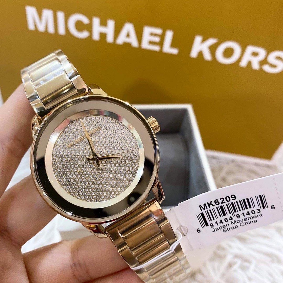 MK PORTIA FULL GLITZ DIAL AUTHENTIC WATCH, Women's Fashion, Watches ...