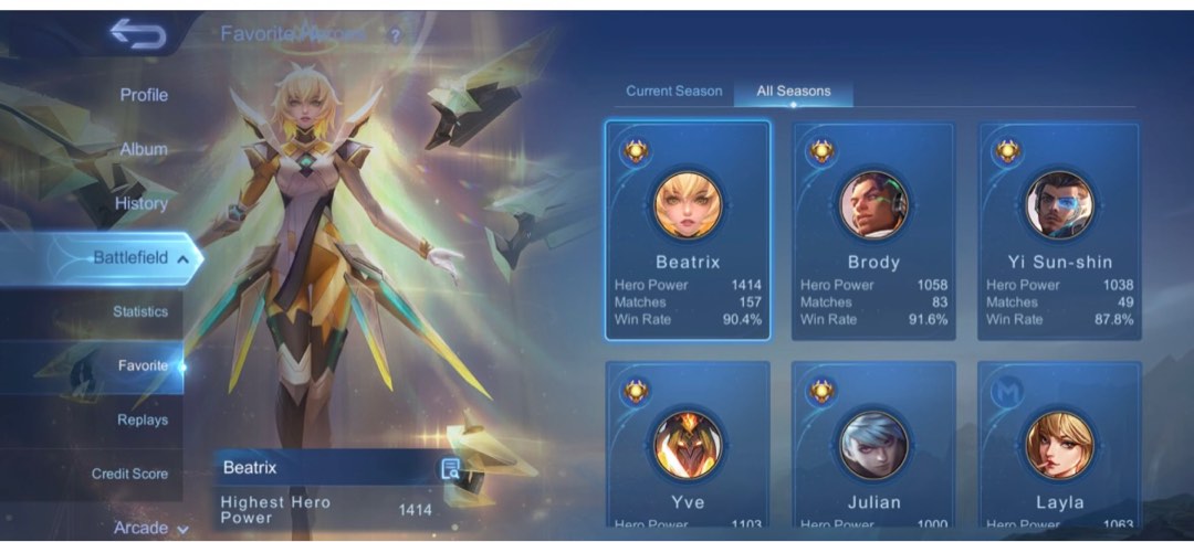 Mobile Legends Account, Video Gaming, Gaming Accessories, Game Gift ...