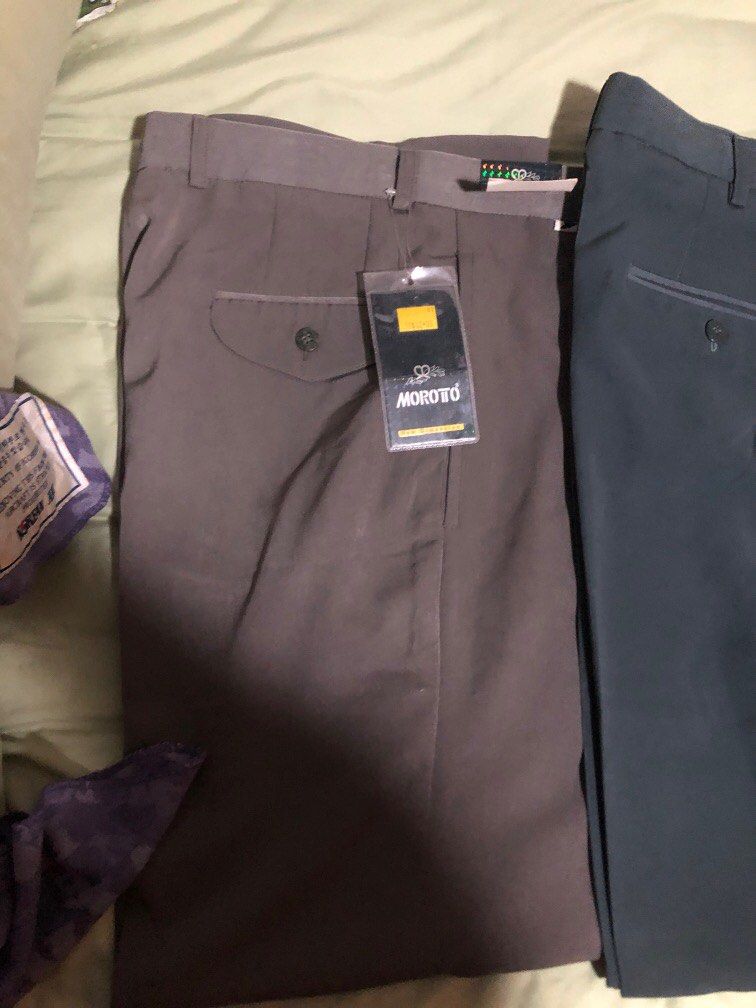Morotto business pants, Men's Fashion, Bottoms, Trousers on Carousell